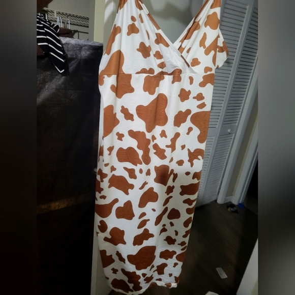 SHEIN | Dresses | Cow Print Dress | Poshmark